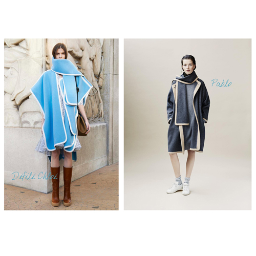 The Chloé cape coat at Pablo