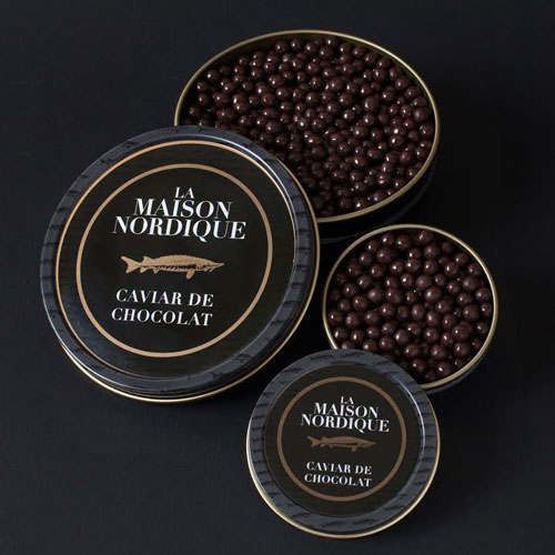 Caviar ? No, chocolate!