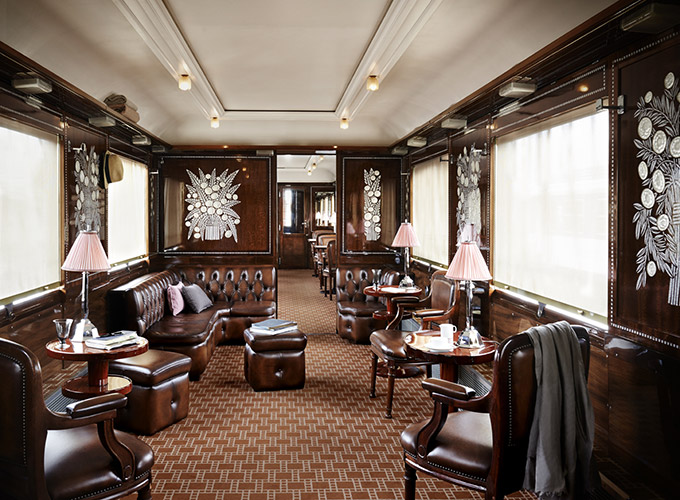Take place for a deluxe dinner on board the Orient Express