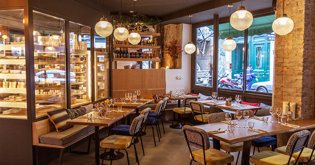 Monbleu : un bar à fromages à Grands Boulevards