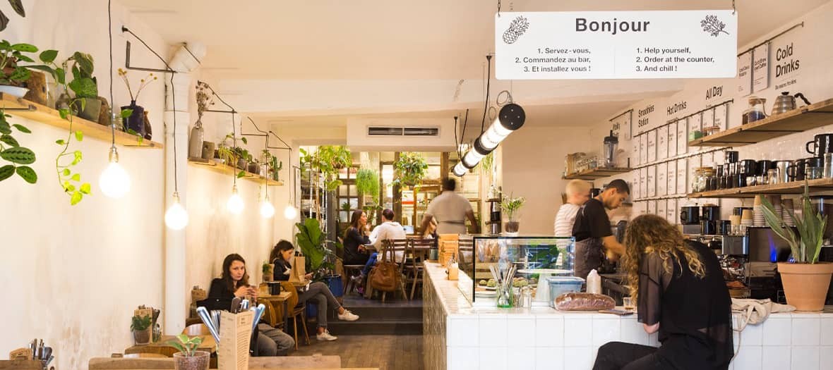 Le nouveaux restaurant végétal Faubourg Daimant à Grands Boulevards