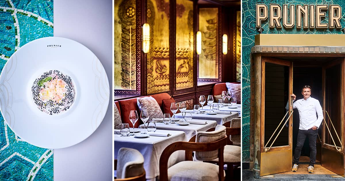 Yannick Alléno signs the menu of the legendary restaurant Prunier