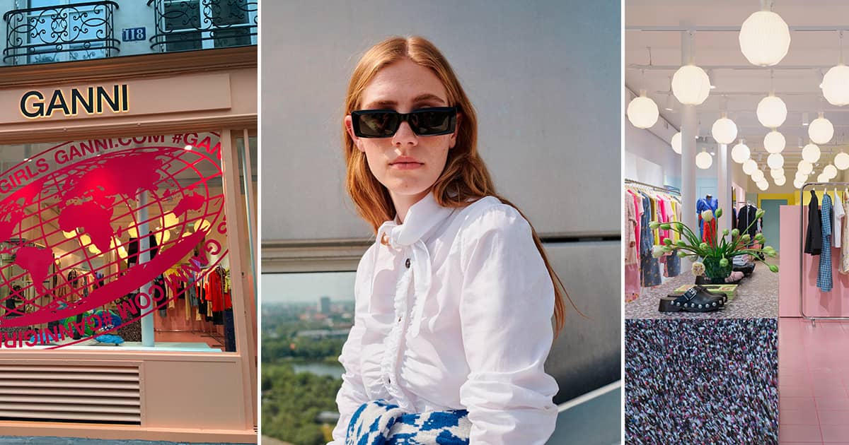Ganni opens its first Parisian boutique in the Marais