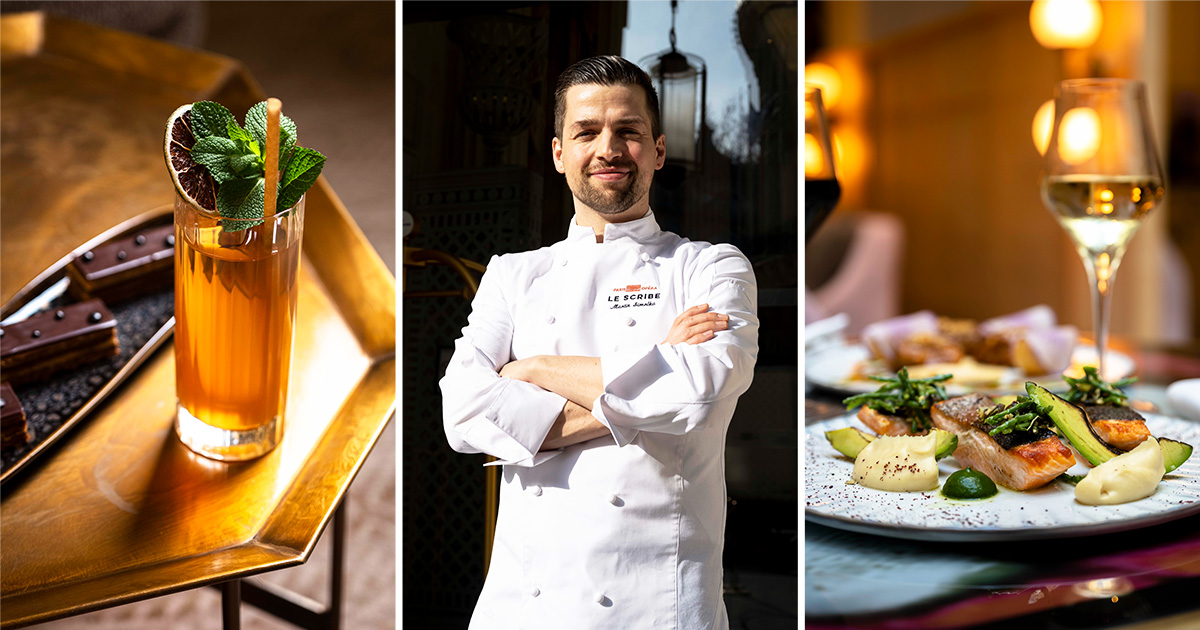 Le restaurant Rivages de l’hôtel Sofitel Le Scribe Paris Opéra ...