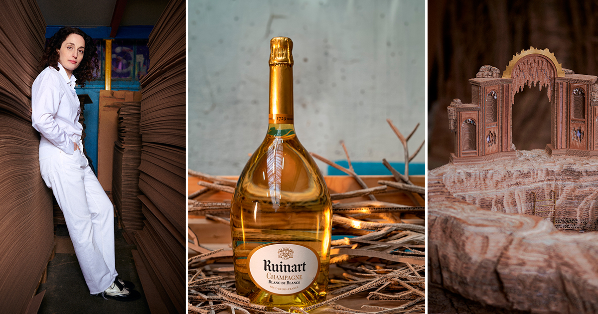 La Maison Ruinart présente l’édition limitée créée par Eva Jospin pour ...