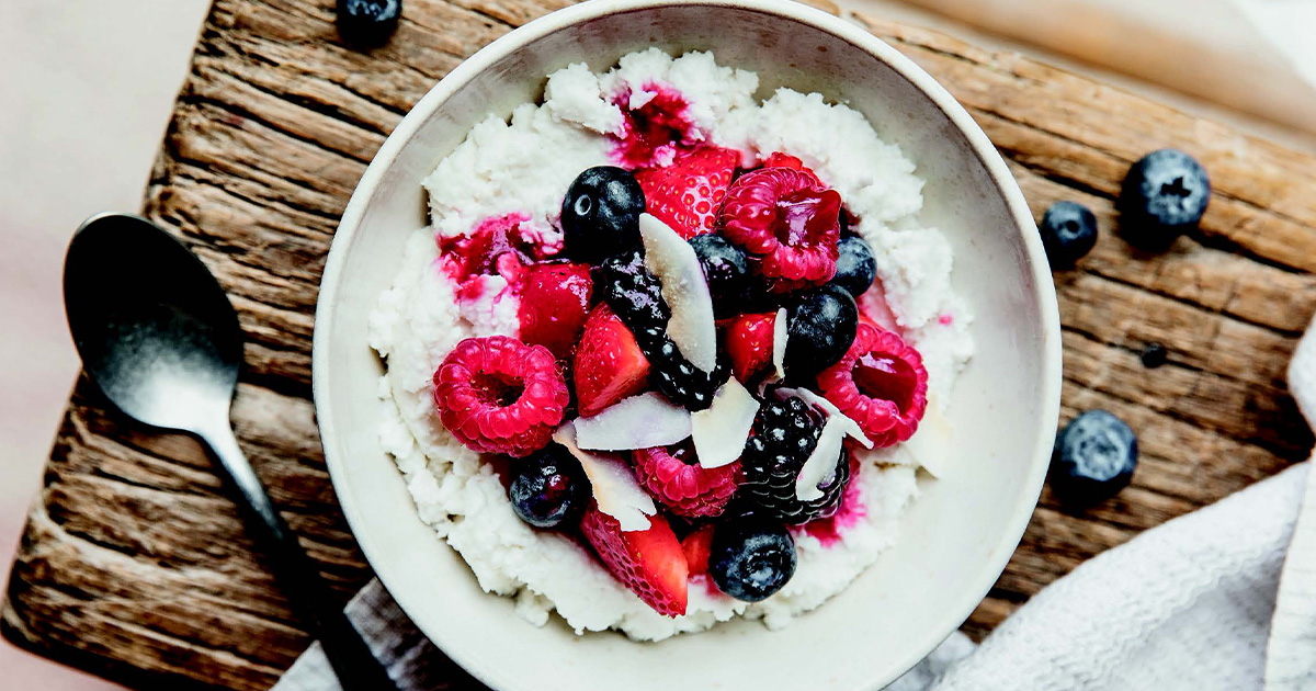 Un yaourt coco gourmand et sans lactose