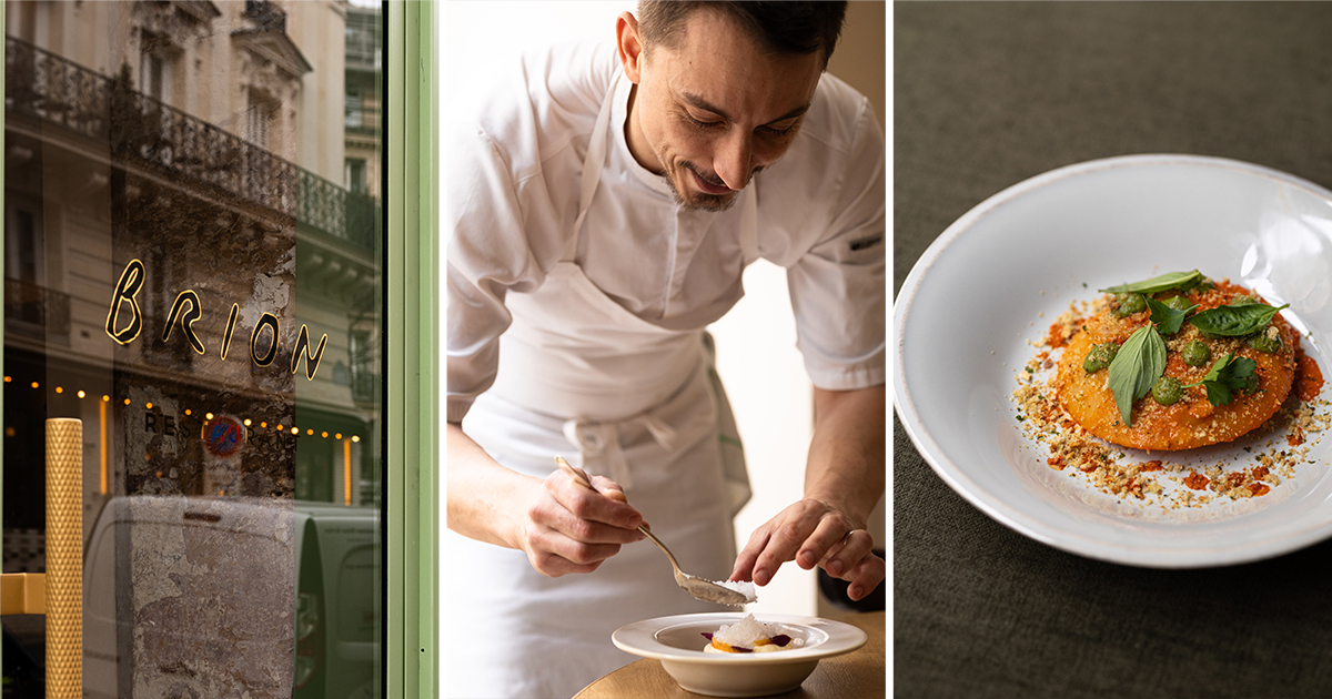 Brion, le premier restaurant de Geoffrey Langagne dans le 9e