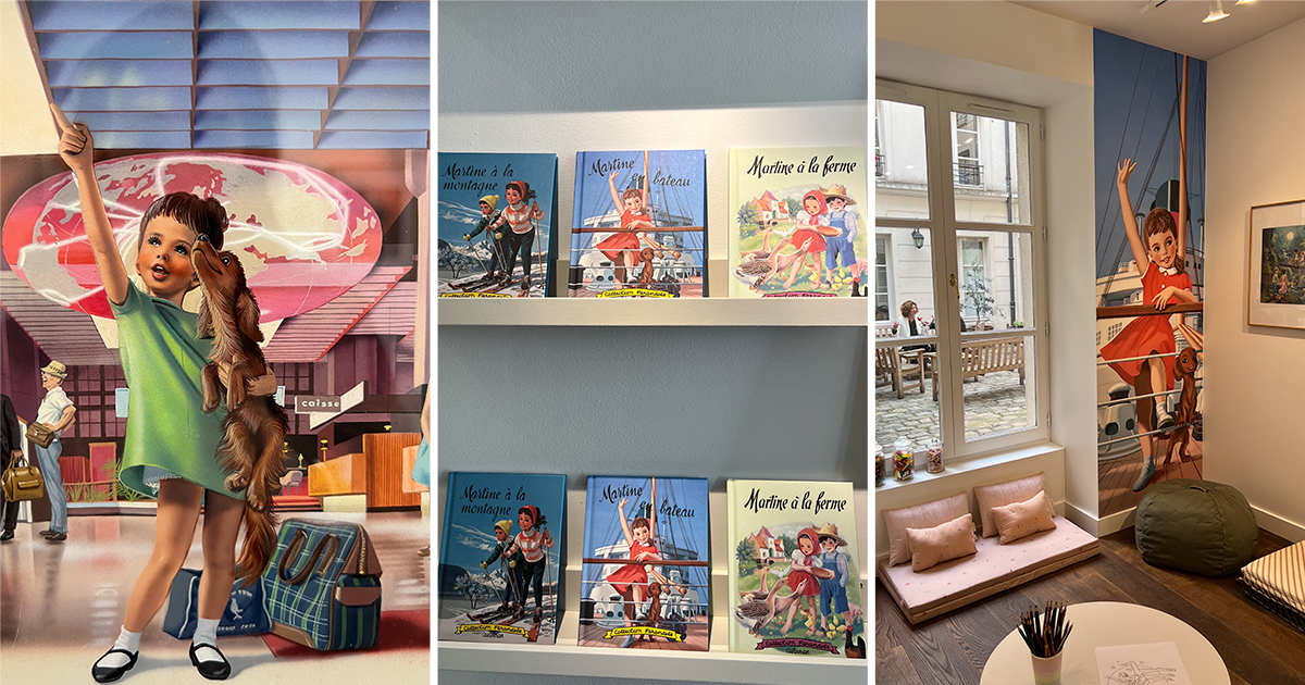 La Galerie Gallimard accueille une exposition pour les 10 ans de Martine