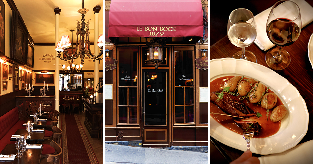 Un bistrot romantique pour dîner aux chandelles