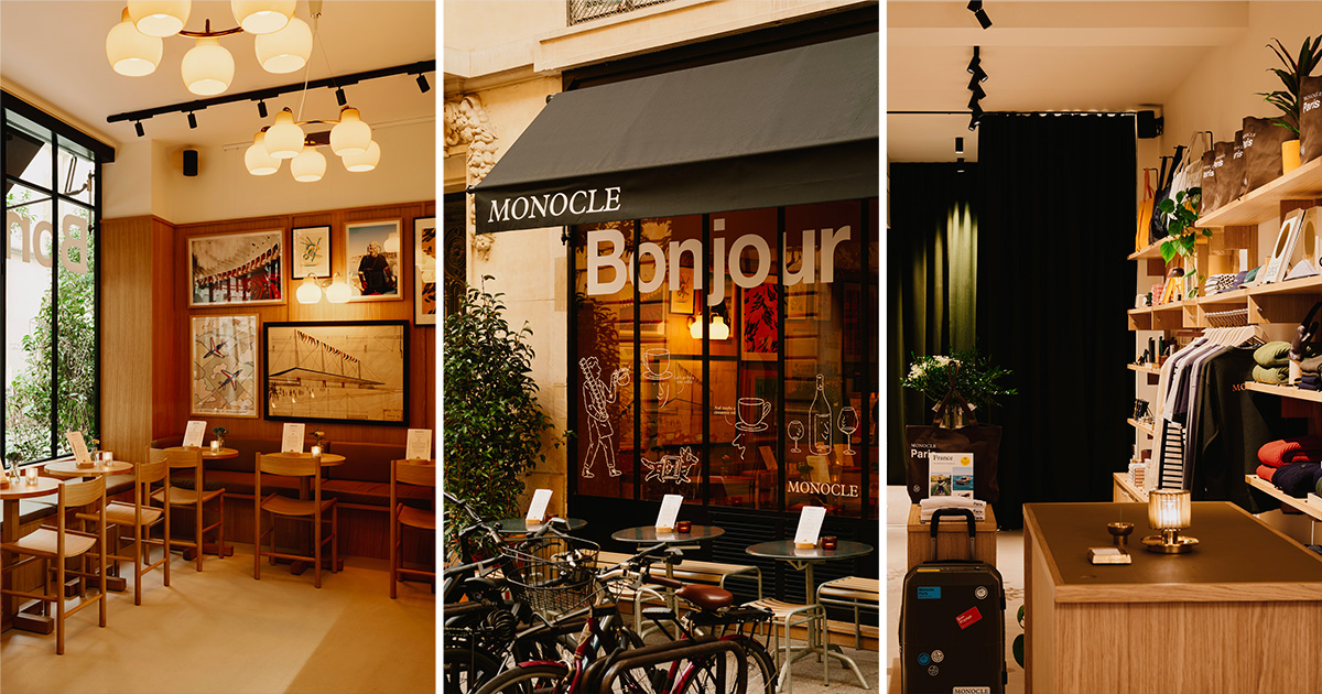 Monocle : un concept store avec boutique, presse et café rue Bachaumont