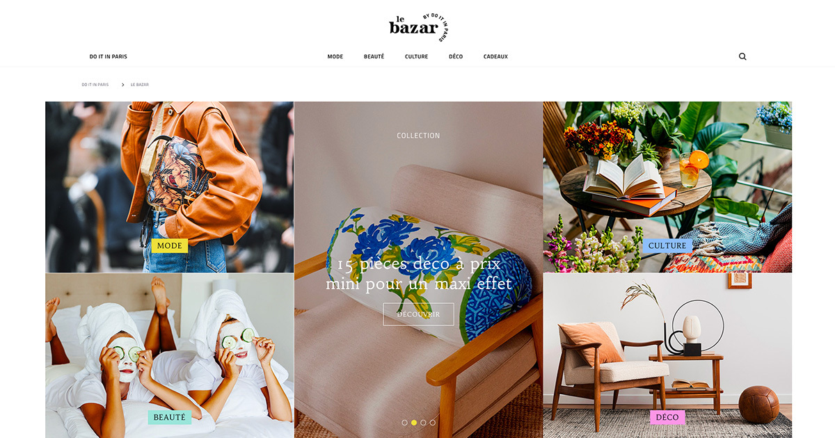 Faire son shopping sur le bazar de Do it in Paris